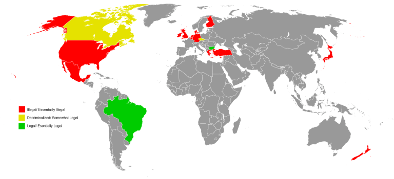 Magic Mushroom Map | Trippydelics